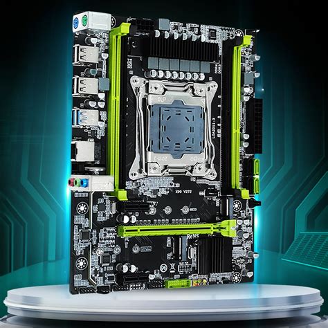 Juego De Placa Base X99 Placa Base De Escritorio Lga2011 De 3 Pines Ranura Nvme M 2 Placa Base