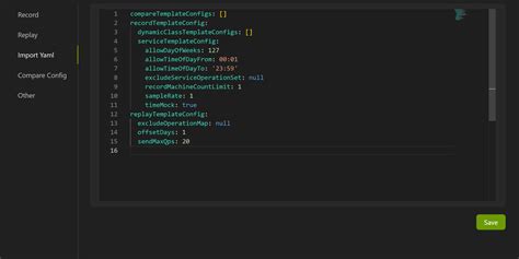 Record And Replay Config Arex