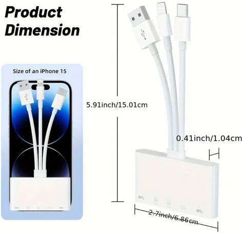 Multi Device Memory Card Reader 5 In 1 Usb Otg Adapter With Micro Sd