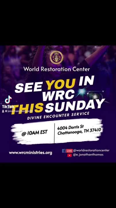 E Joanthan Thomas On Linkedin Join Us For An Amazing Experience This Sunday Morning