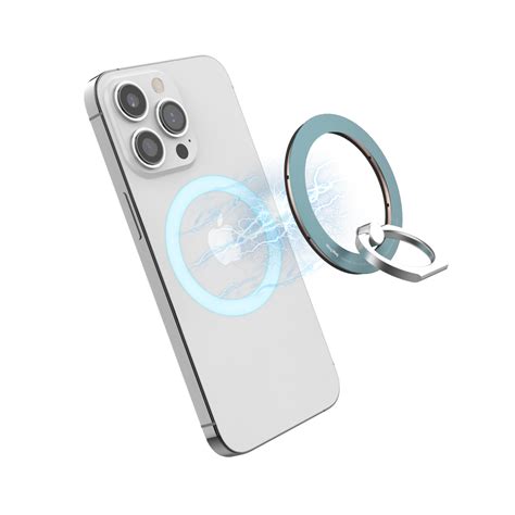 Iring Mag Phone Holder Magsafe Iphone Steel Blue Caliber