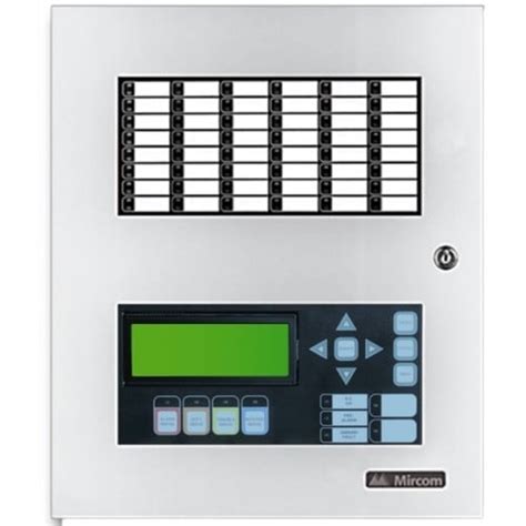Bb 1002d Mircom Annunciator Backbox With Keylock Door Houses 2 Module — Nova Star Supply