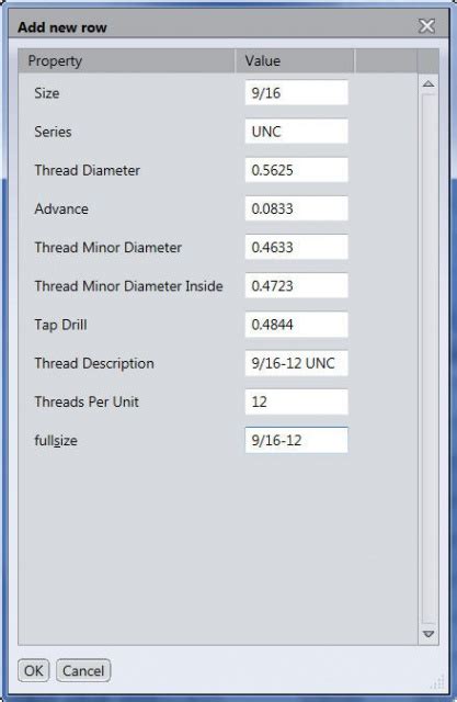 adding custom solidworks toolbox component sizes