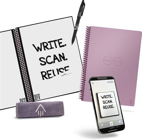 Rocketbook Core Reusable Smart Notebook Innovative Eco