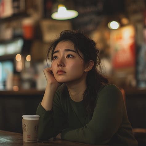 30대 한국인 여성 힘든 상황에 처해 있는 모습 지친 표정과 피로한 눈빛 주변은 어지럽고 혼란스러운 환경 감정적으로 힘들어 보이는 모습 현실의 압박을 느끼는 듯한