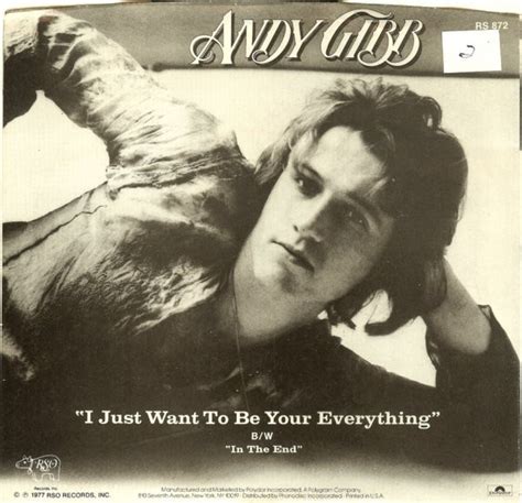 Andy Gibb I Just Want To Be Your Everything 1977 Prc Pressing