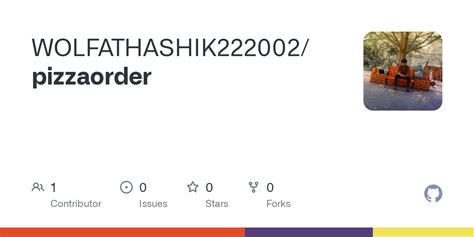 GitHub WOLFATHASHIK Pizzaorder