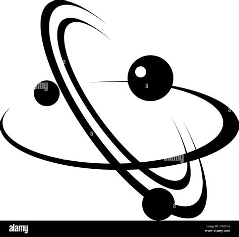Atomic Energy Symbol Black Vector Icon Stock Vector Image And Art Alamy