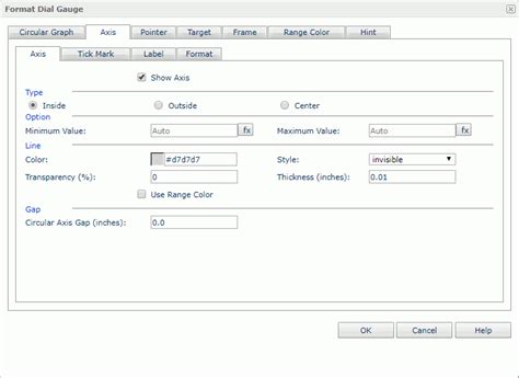 Format Dial Gauge Logi Analytics