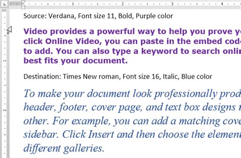 Copy Paste Part Explore Paste Special In Word Efficiency