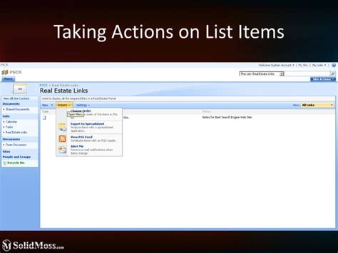 Sharepoint Lists And Libraries Ppt