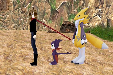 Exploring With Renamon And Impmon By Megacrystalswiftail On Deviantart