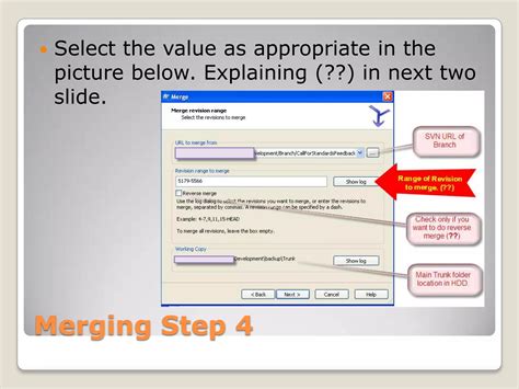 Five Steps To Svn Merging Pptx Technology And Computing