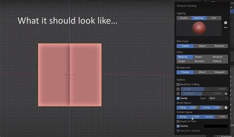 Matcap Cavity Not Working Properly Rblender