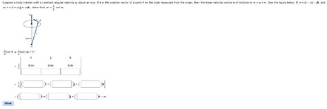Solved Suppose A Body Rotates With A Constant Angular Chegg