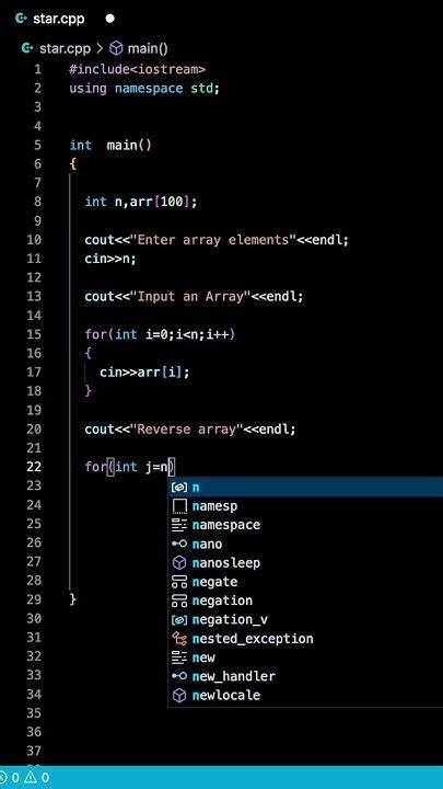 how to reverse array in c coding programming programmer viral