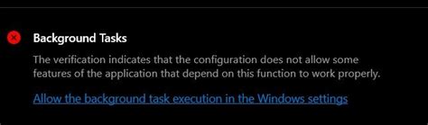 Background Task Execution Error For Some Windows Apps Windowsinsiders