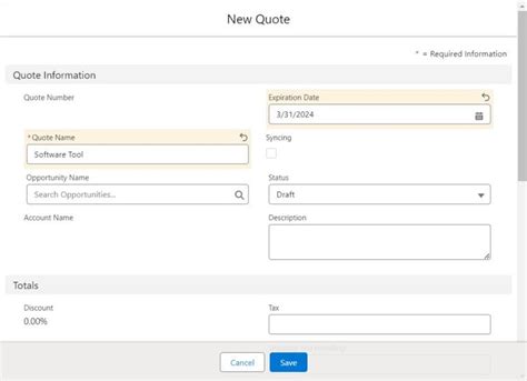 Salesforce Quote How To Create A Quote In Salesforce