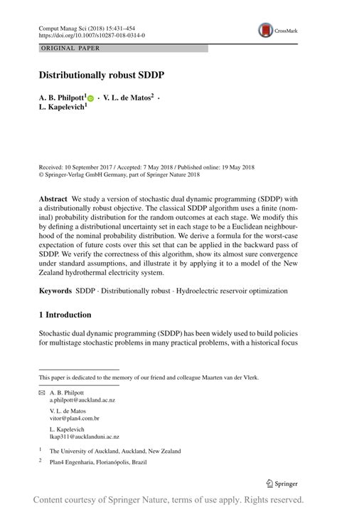 distributionally robust sddp request pdf
