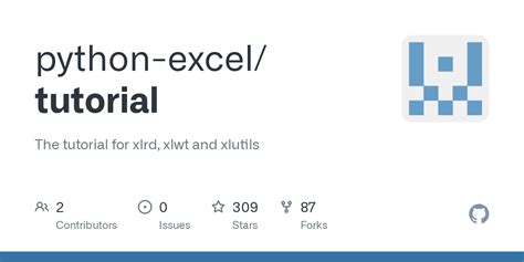 github python excel tutorial the tutorial for xlrd xlwt and xlutils