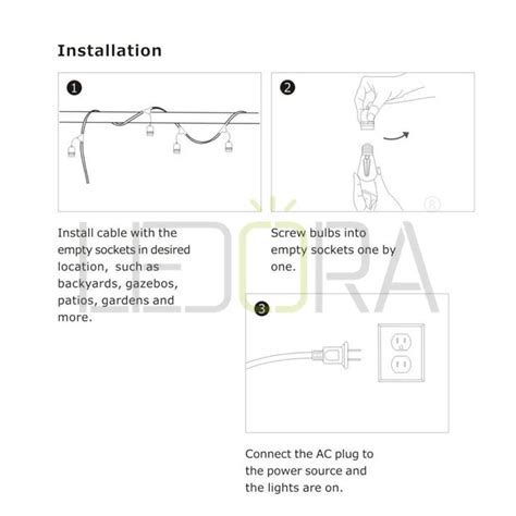 48ft Waterproof Led String Lights Perfect For Christmas