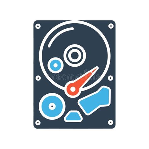 Hard Disk Drive Icon Stock Vector Illustration Of Support 400542321