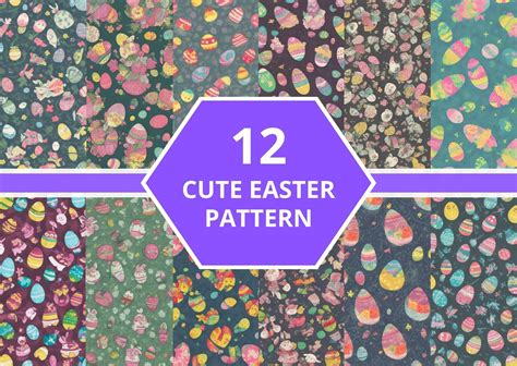 Cute Easter Seamless Patterns Graphic By Putra Art · Creative Fabrica