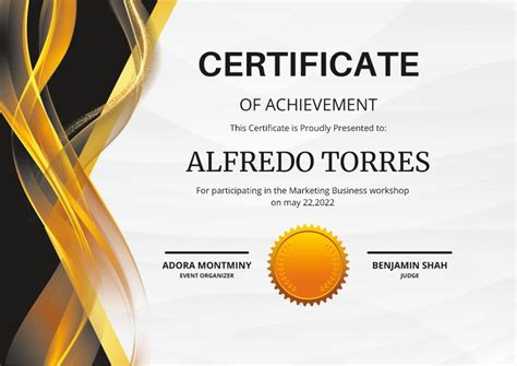 Certificate Template Design Computers And Tech Parts And Accessories