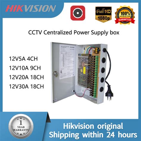 Hikvision Cctv Camera Centralized Power Box 4 9 18ch 12v5a 10a 20a 30 Power Box Cctv Exclusive
