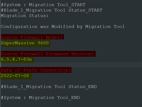 How To Verify If Configuration File Imported Into A Firewall Came From Sonicwalls Migration Tool