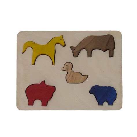 قیمت و خرید اسباب بازی چوبی مدل جورچین حیوانهای اهلی