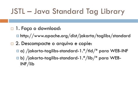Ppt Jstl Powerpoint Presentation Free Download Id2391416