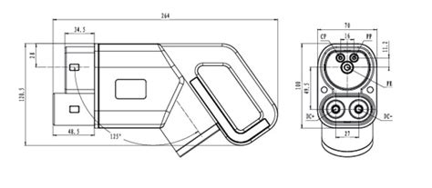 Ccs Combo 2 Plug 80a 150a 200a Tuv Yocar Evse