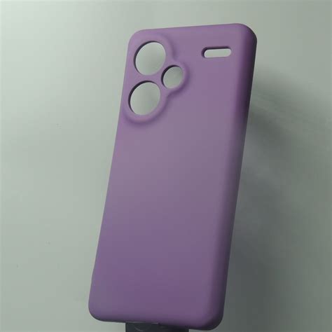 Capa Capinha Silicone Aveludada Compat Vel Com Xiaomi Redmi Note Pro Plus Roxo