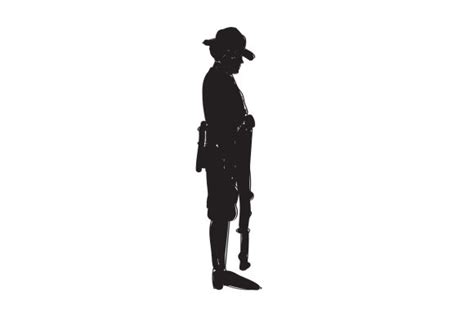 Soldier Silhouette Standing