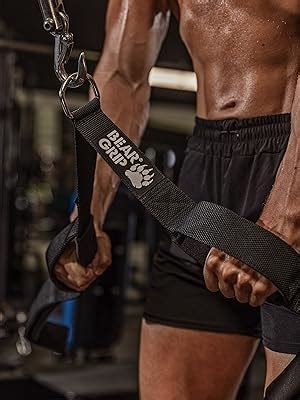 BEAR GRIP Tricep Rope Attachment Strap Cable Pulls Tricep Extension Workouts Version 1