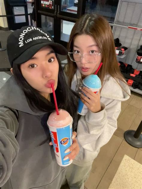 Katseye Sophia And Yoonchae Selfie In 2024 Girl Group I Love Girls Sophia