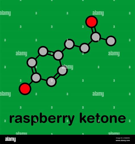 Raspberry Ketone Molecule Primary Aroma Compound Of Raspberries Used