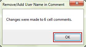 Remove Or Change Comment Author Name In Excel