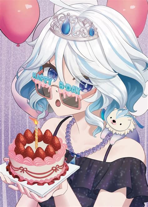 Furina And Leisurely Otter Genshin Impact Drawn By Podomascha Danbooru