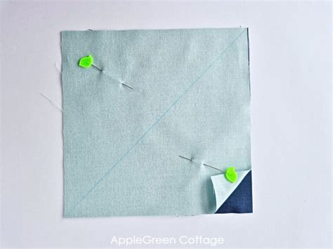 How To Make A Pinwheel Quilt Block AppleGreen Cottage