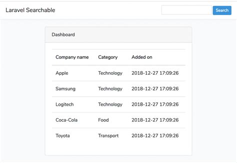 New Package Laravel Searchable Easily Search In Multiple Models