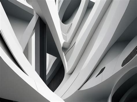 Premium Photo Architectural Abstraction Exploring Abstract Forms In