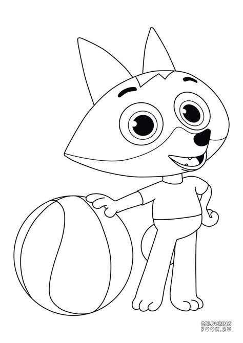 Раскраска Лисенок Цветняшки Раскраски Рисунки Фломастеры