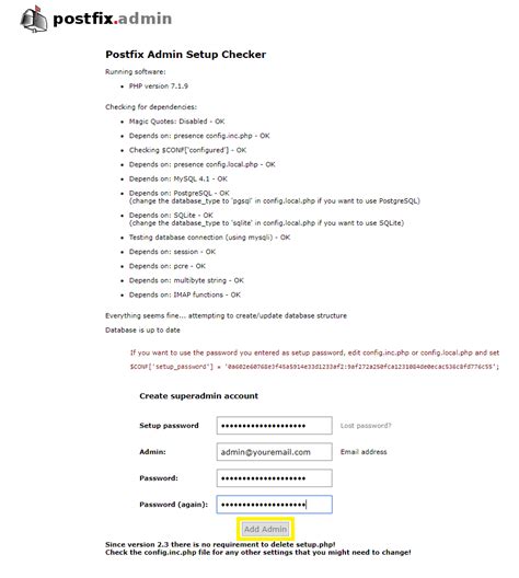 Github Malfuriousroundcube Postfixadmin Docker Container With Both