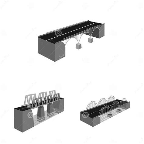 Vector Design Of Connection And Crossing Logo Set Of Connection And Design Stock Symbol For Web