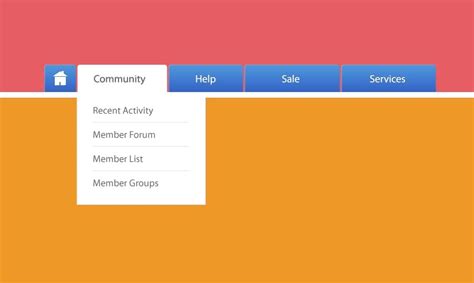 gratis css3 dropdown menüs