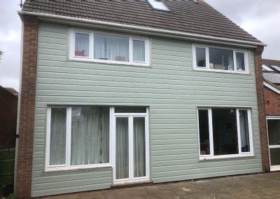 Foretex Cladding In Sage Green PVC Solutions