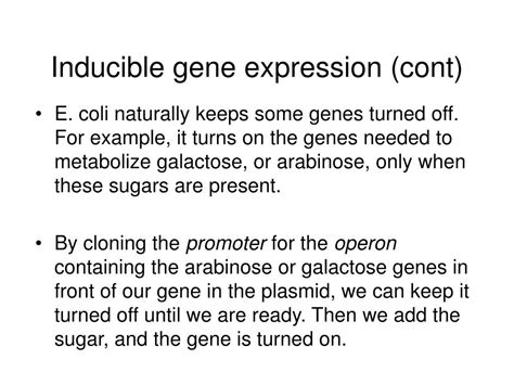 Ppt Expression And Analysis Of Recombinant Proteins In E Coli