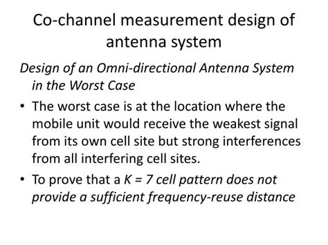 PPT Co Channel Interference PowerPoint Presentation ID 1940357